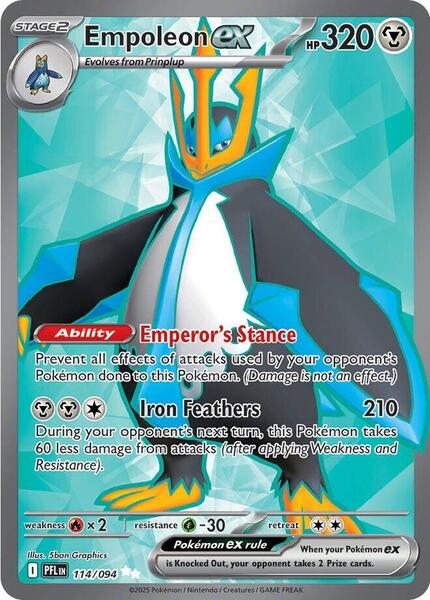 Empoleon ex - 114/094 - ME02: Phantasmal Flames - Pokemon - TCGplayer.com