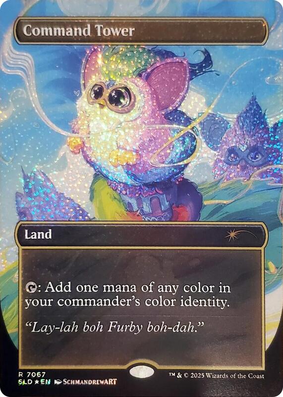 Command Tower (7067) (Confetti Foil) - Secret Lair Drop Series - Magic ...