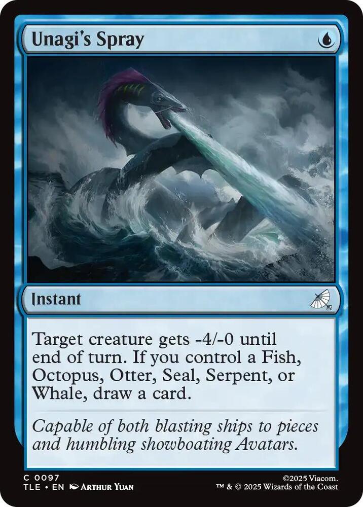 Unagi's Spray - Avatar: The Last Airbender: Eternal-Legal - Magic: The ...