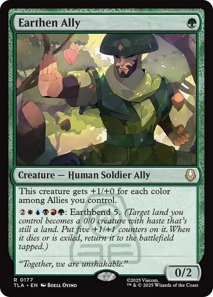 Earthen Ally - Avatar: The Last Airbender - Magic: The Gathering ...