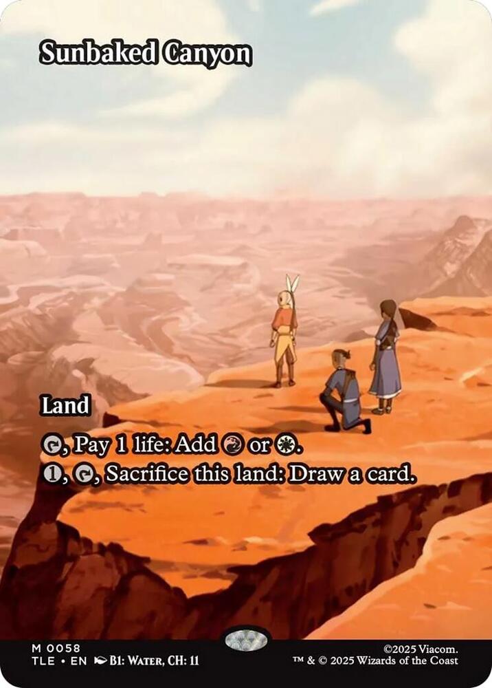 Sunbaked Canyon (Borderless) - Avatar: The Last Airbender: Eternal ...