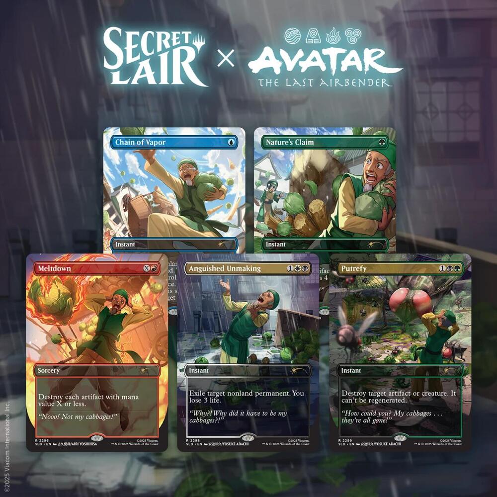 Secret Lair x Avatar: The Last Airbender: My Cabbages! - Non-Foil ...