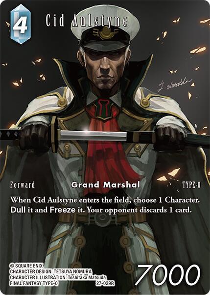 Cid Aulstyne (Full Art) - Journey of Discovery - Final Fantasy TCG ...