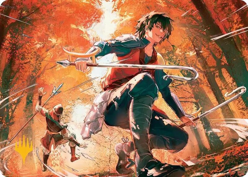 Jet, Rebel Leader Art Card (Gold-Stamped Planeswalker Symbol) - Art ...