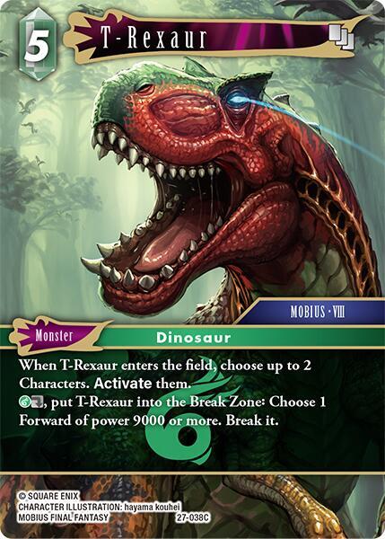 T-Rexaur - Journey of Discovery - Final Fantasy TCG - TCGplayer.com