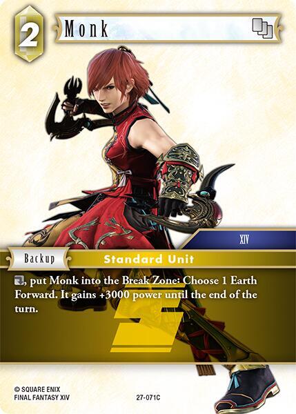 Monk - Journey of Discovery - Final Fantasy TCG - TCGplayer.com