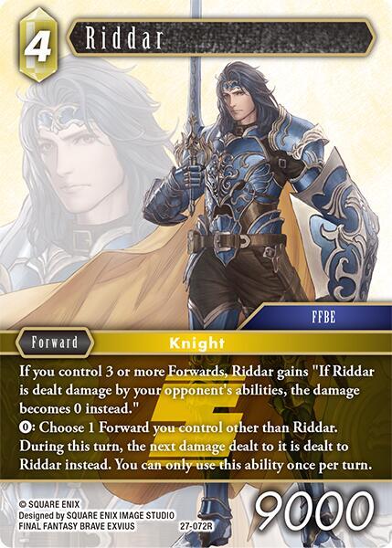 Riddar - Journey of Discovery - Final Fantasy TCG - TCGplayer.com