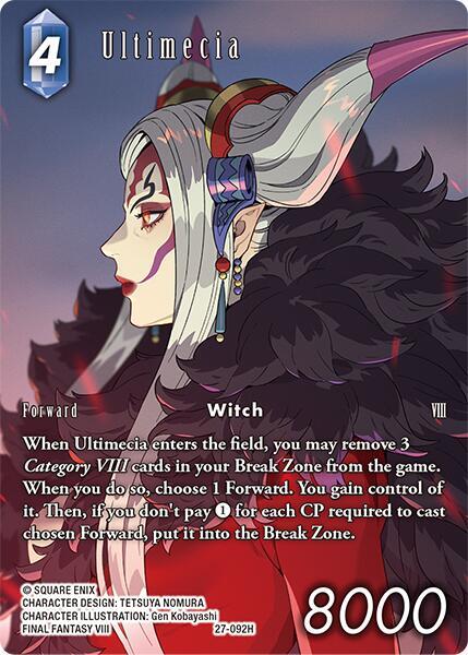 Ultimecia (Full Art) - Journey of Discovery - Final Fantasy TCG ...
