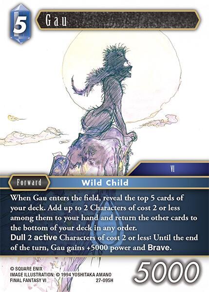 Gau - Journey of Discovery - Final Fantasy TCG - TCGplayer.com