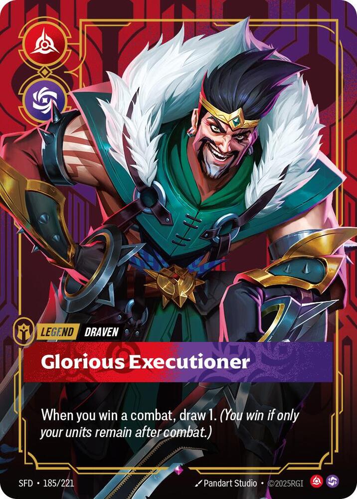 Draven - Glorious Executioner - Spiritforged - Riftbound: League of Legends Trading Card Game ...