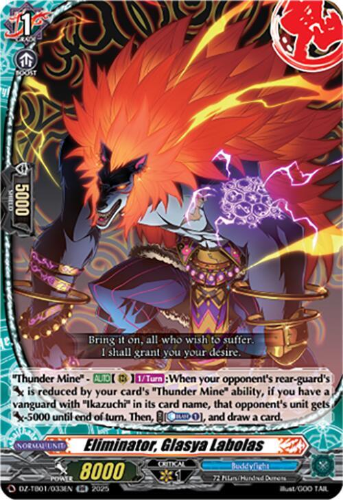 Eliminator, Glasya Labolas - DZ-TB01: Future Card Buddyfight ...