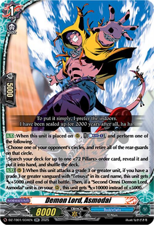 Demon Lord, Asmodai - DZ-TB01: Future Card Buddyfight - Cardfight ...