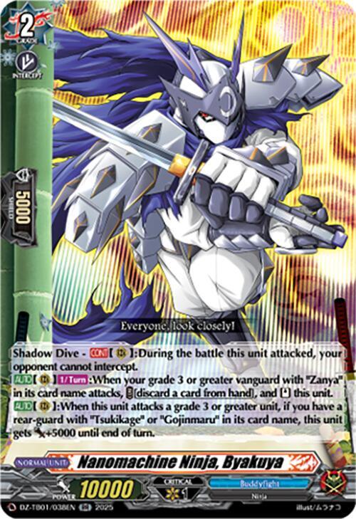 Nanomachine Ninja, Byakuya - DZ-TB01: Future Card Buddyfight ...