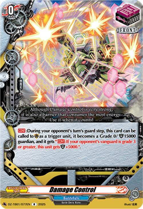 Damage Control - DZ-TB01: Future Card Buddyfight - Cardfight Vanguard ...