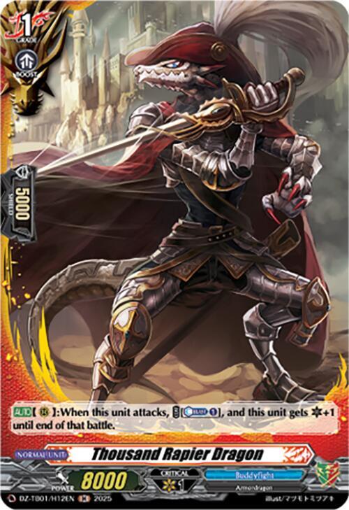 Thousand Rapier Dragon (H) - DZ-TB01: Future Card Buddyfight ...