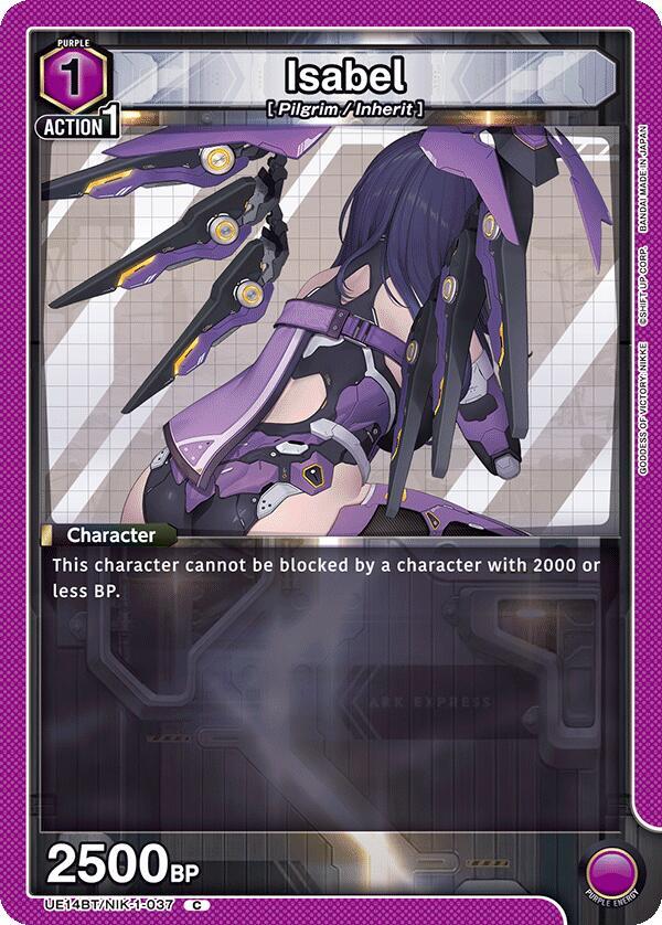 Isabel (037) - UE14BT: GODDESS OF VICTORY: NIKKE - Union Arena ...