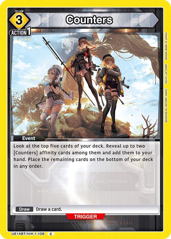 Counters - UE14BT: GODDESS OF VICTORY: NIKKE - Union Arena - TCGplayer.com