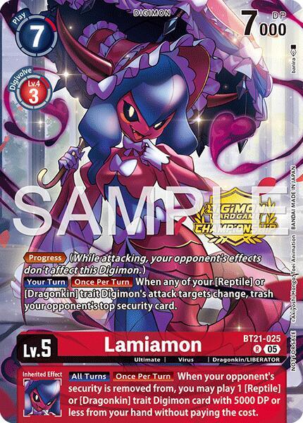 Lamiamon (Championship 25-26 Season 2 Tamers Pack) - World Convergence ...