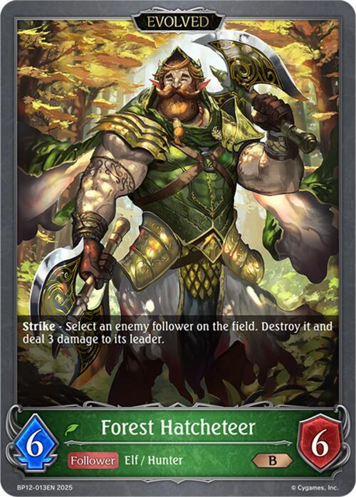 Forest Hatcheteer (Evolved) - BP12: Worldreaver’s Descent - Shadowverse: Evolve - TCGplayer.com