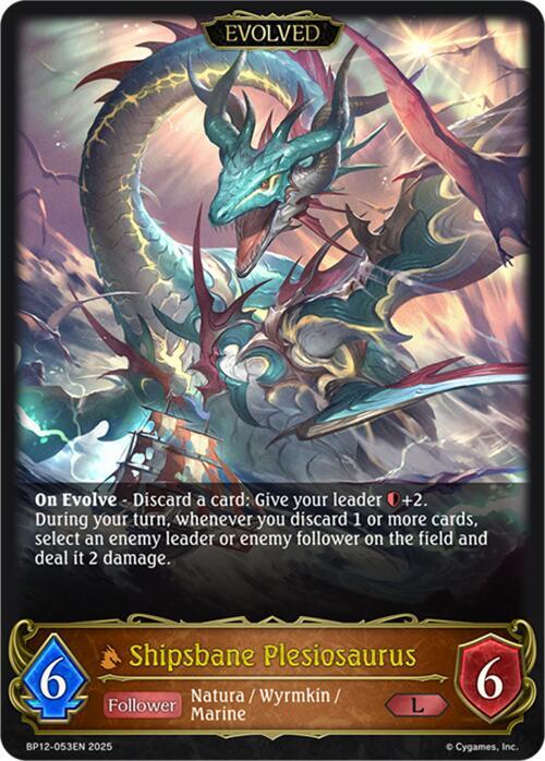 Shipsbane Plesiosaurus (Evolved) - BP12: Worldreaver’s Descent - Shadowverse: Evolve - TCGplayer.com