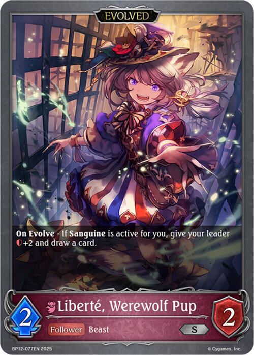 Liberte, Werewolf Pup (Evolved) - BP12: Worldreaver’s Descent ...