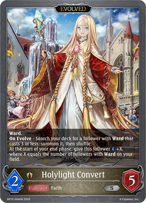 Holylight Convert (Evolved) - BP12: Worldreaver’s Descent - Shadowverse: Evolve - TCGplayer.com