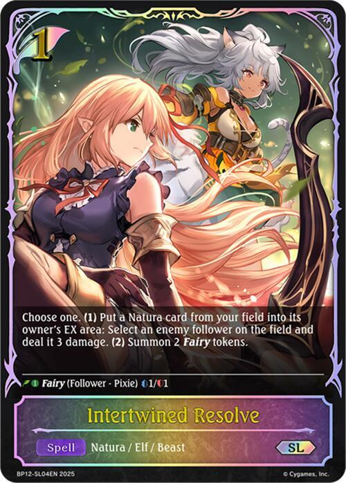 Intertwined Resolve (SL) - BP12: Worldreaver’s Descent - Shadowverse ...