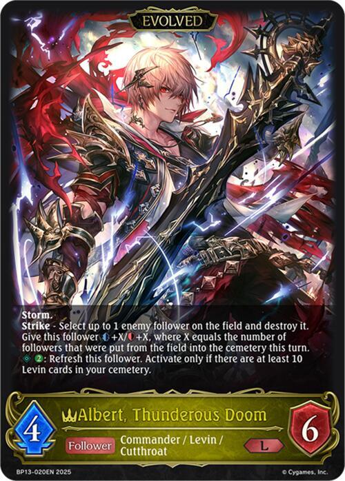 Albert, Thunderous Doom (Evolved) - BP13: Dominion of Darkness ...