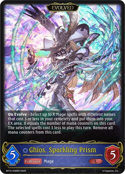 Ghios, Sparkling Prism (Evolved) - BP13: Dominion of Darkness - Shadowverse: Evolve - TCGplayer.com