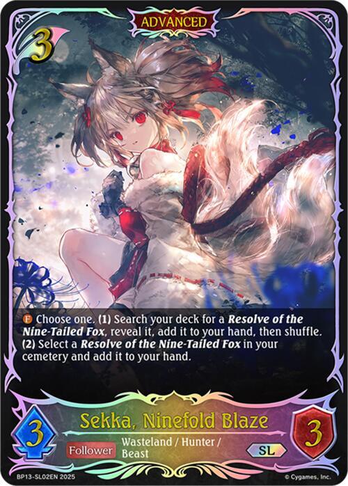 Sekka, Ninefold Blaze (SL) - BP13: Dominion of Darkness - Shadowverse: Evolve - TCGplayer.com