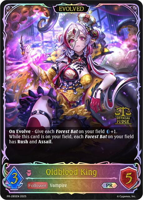 Oldblood King (Evolved) (Official Judge) - Shadowverse: Evolve Promo ...