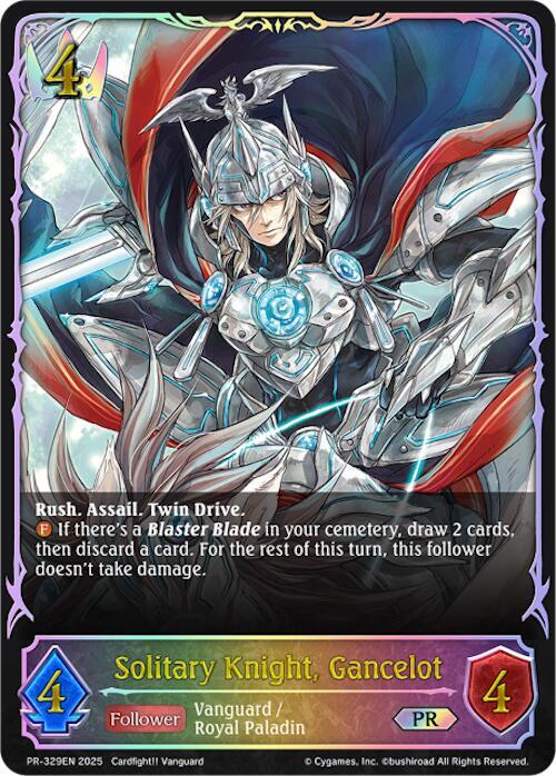 Solitary Knight, Gancelot - PR-329 - Shadowverse: Evolve Promo Cards ...
