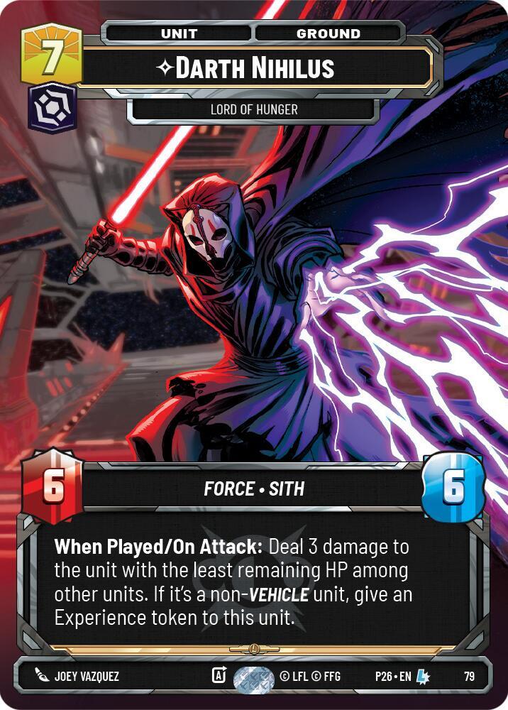Darth Nihilus - Lord of Hunger (79) - Sector and Regional Promos ...