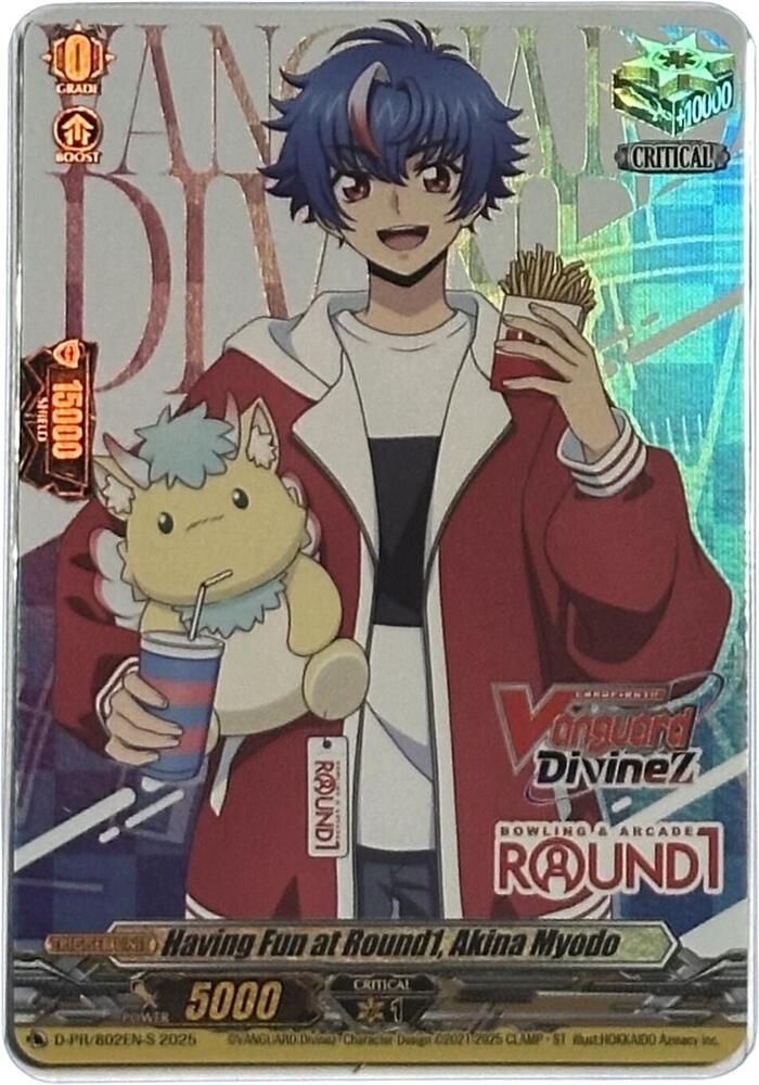 Having Fun at Round1, Akina Myodo (Foil) - D Promo Cards - Cardfight ...