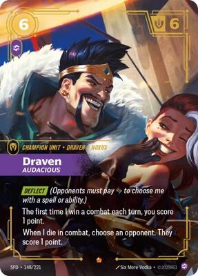 Draven - Audacious - Spiritforged - Riftbound: League of Legends ...
