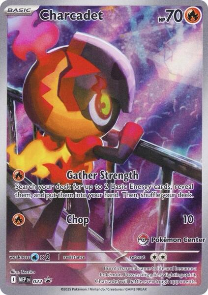 Charcadet - 022 (Pokemon Center Exclusive) - ME: Mega Evolution Promo ...