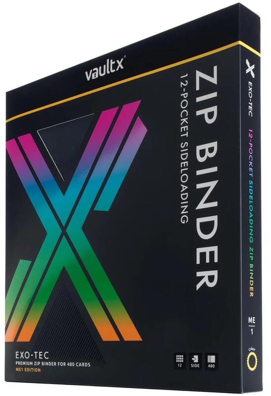 Vault X Zip Binder Exo-Tec - First Edition ME1 12 Pocket - Vault X Card ...