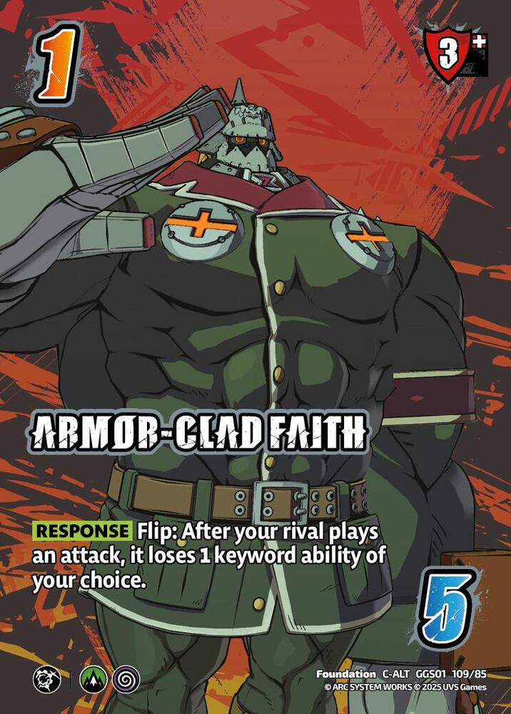 ARMOR-CLAD FAITH (Alternate Art) - GUILTY GEAR -STRIVE- - UniVersus ...
