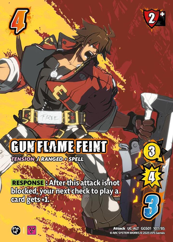 GUN FLAME FEINT (Alternate Art) - GUILTY GEAR -STRIVE- - UniVersus - TCGplayer.com