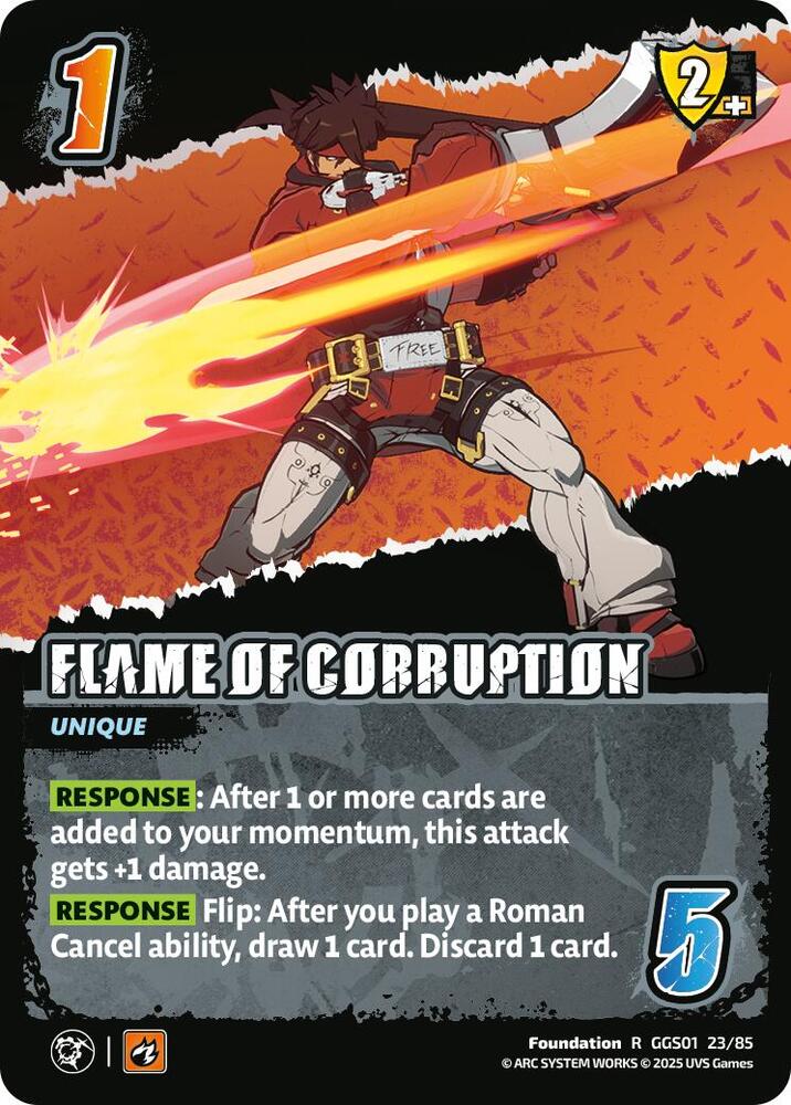 FLAME OF CORRUPTION - GUILTY GEAR -STRIVE- - UniVersus - TCGplayer.com