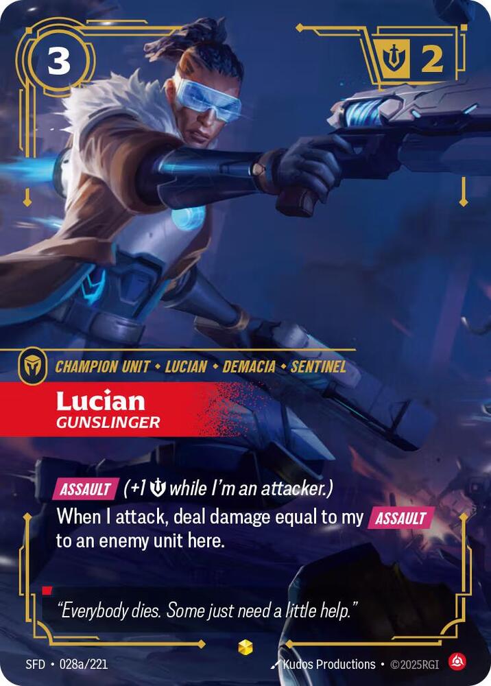 Lucian - Gunslinger (Alternate Art) - Spiritforged - Riftbound: League ...