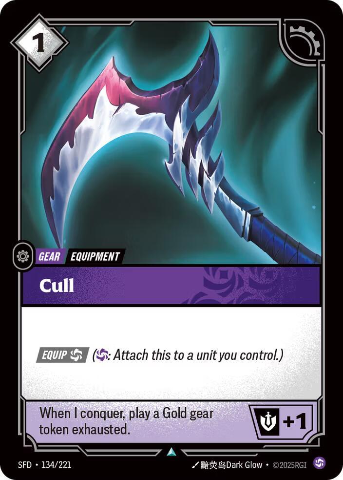 Cull - Spiritforged - Riftbound: League of Legends Trading Card Game ...