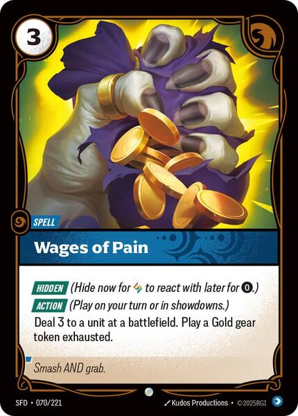 Wages of Pain - Spiritforged - Riftbound: League of Legends Trading ...