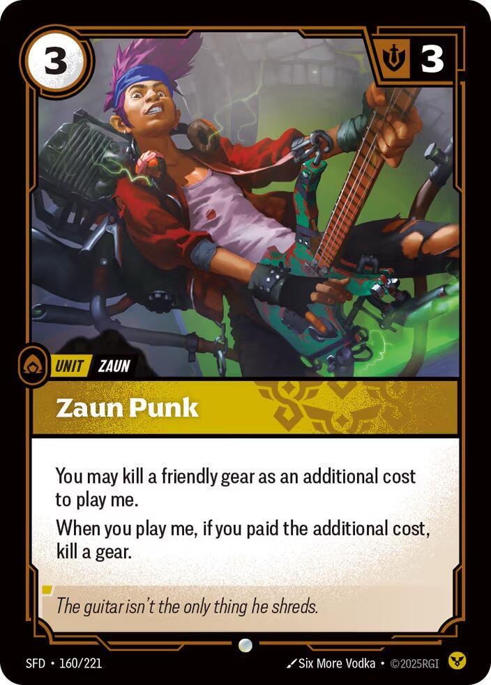 Zaun Punk - Spiritforged - Riftbound: League of Legends Trading Card ...