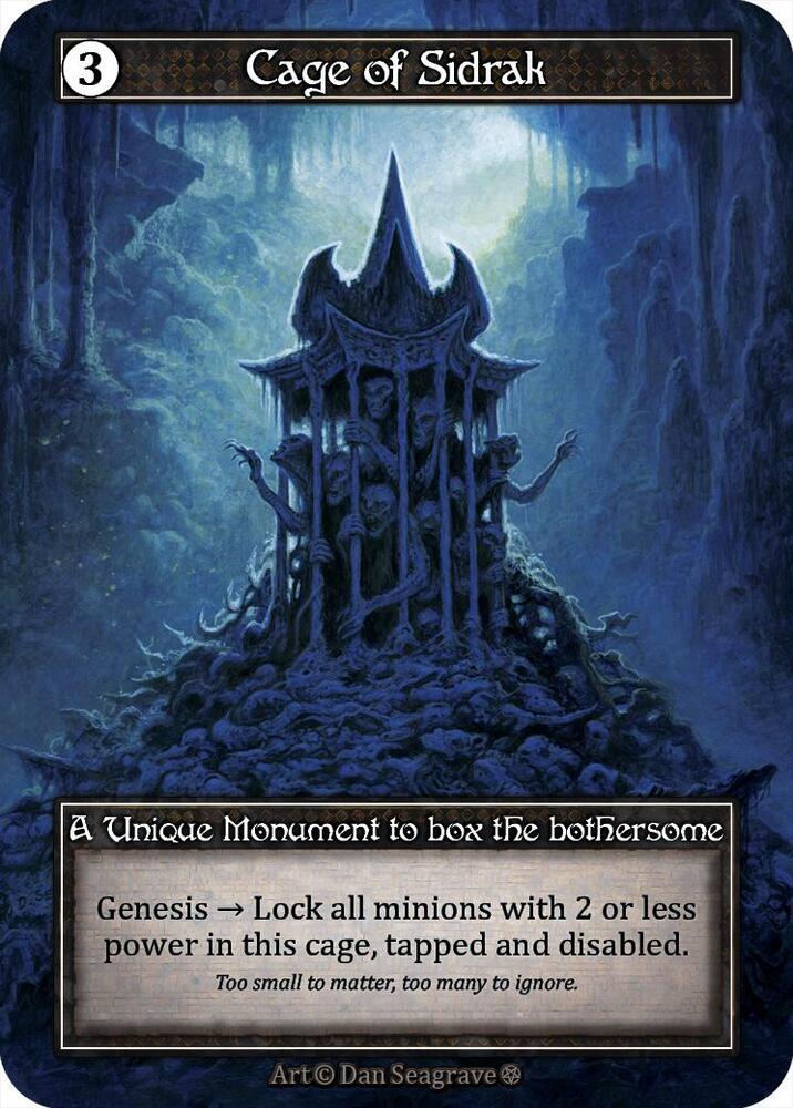Cage of Sidrak (Foil) - Gothic - Sorcery: Contested Realm - TCGplayer.com