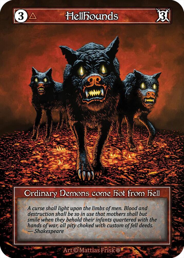 Hellhounds (Foil) - Gothic - Sorcery: Contested Realm - TCGplayer.com