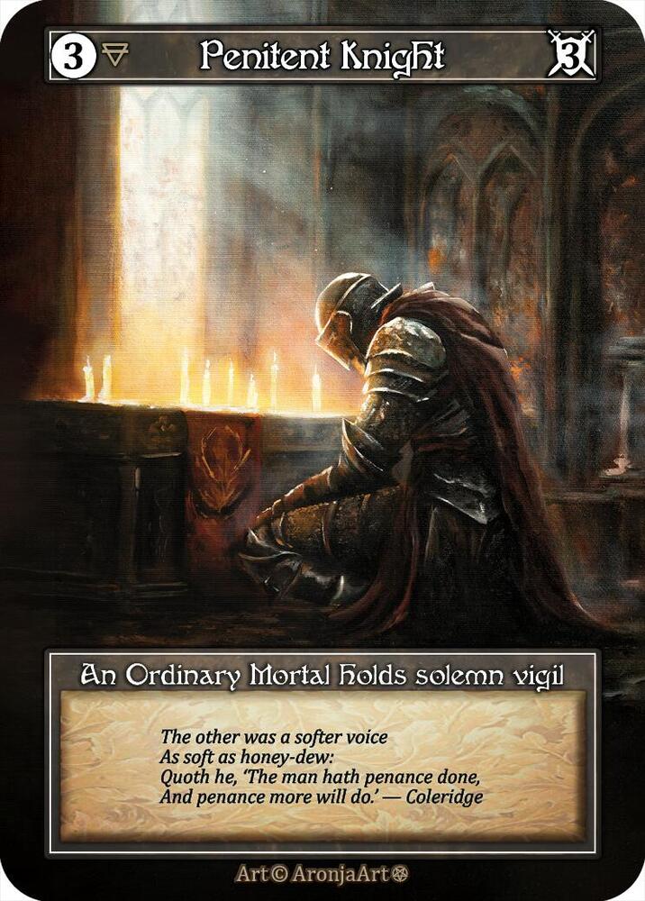 Penitent Knight (Foil) - Gothic - Sorcery: Contested Realm - TCGplayer.com