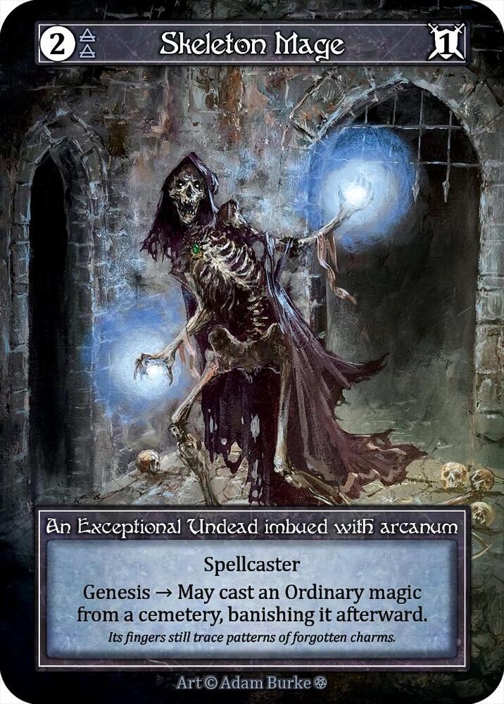 Skeleton Mage (Foil) - Gothic - Sorcery: Contested Realm - TCGplayer.com