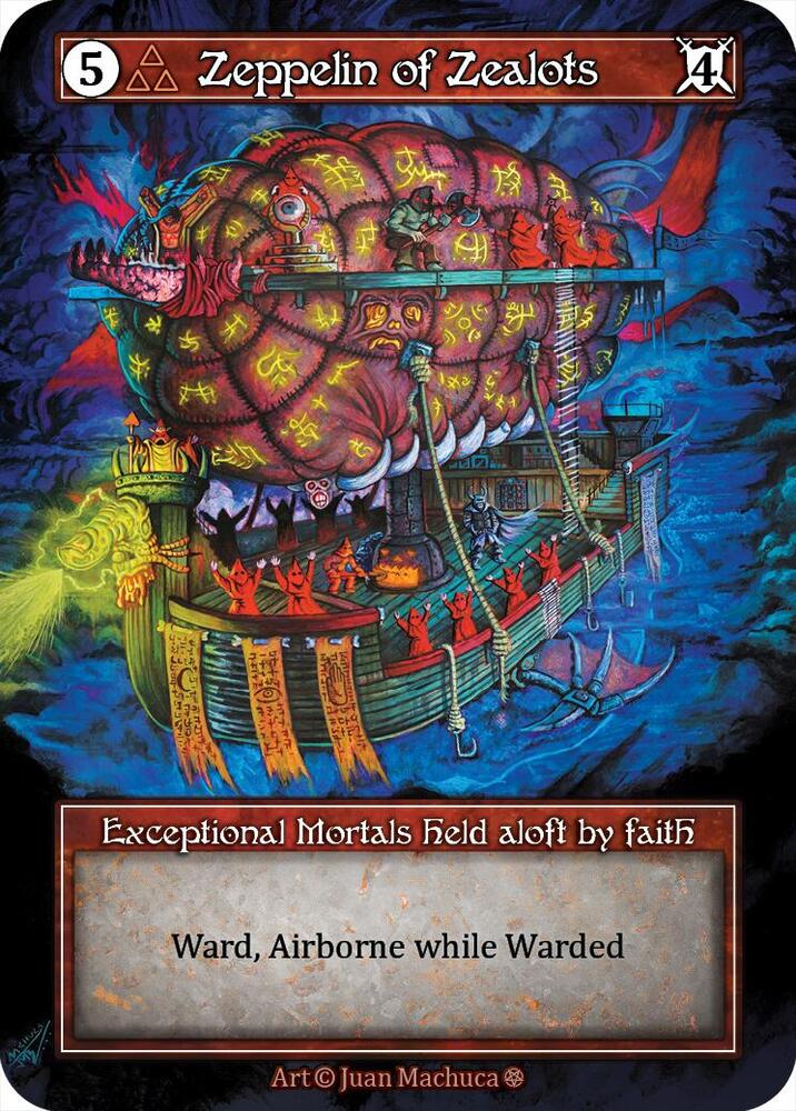 Zeppelin of Zealots (Foil) - Gothic - Sorcery: Contested Realm ...
