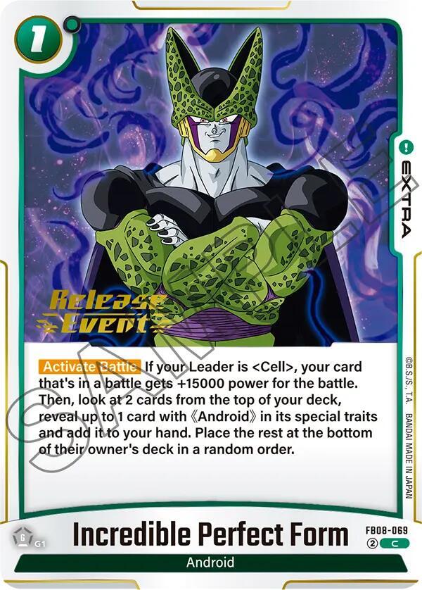 Incredible Perfect Form - Saiyan's Pride Release Event Cards - Dragon ...